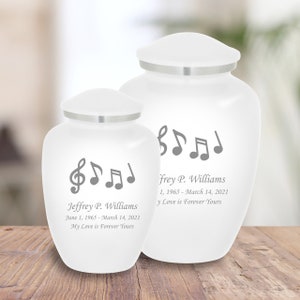 Music Notes Cremation Urn - Etsy