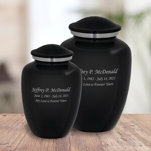 Engraved Text Cremation Urn - Etsy