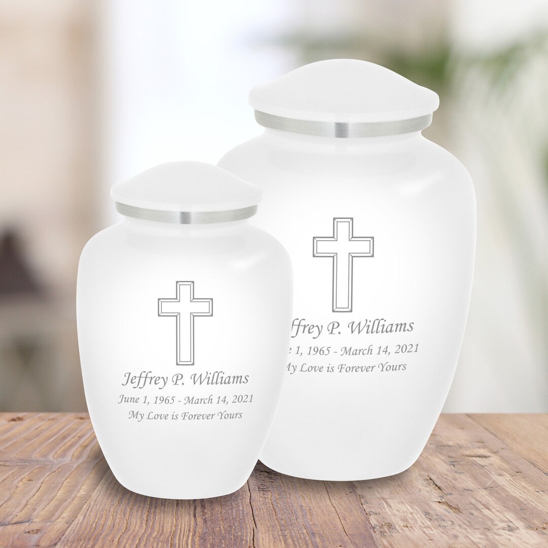 Mitered Cross Cremation Urn - Etsy