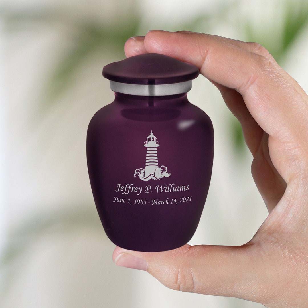Lighthouse Keepsake Cremation Urn - Etsy