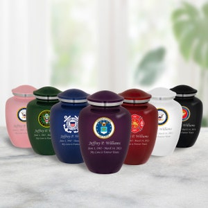 Army Color Emblem Cremation Urn - Etsy