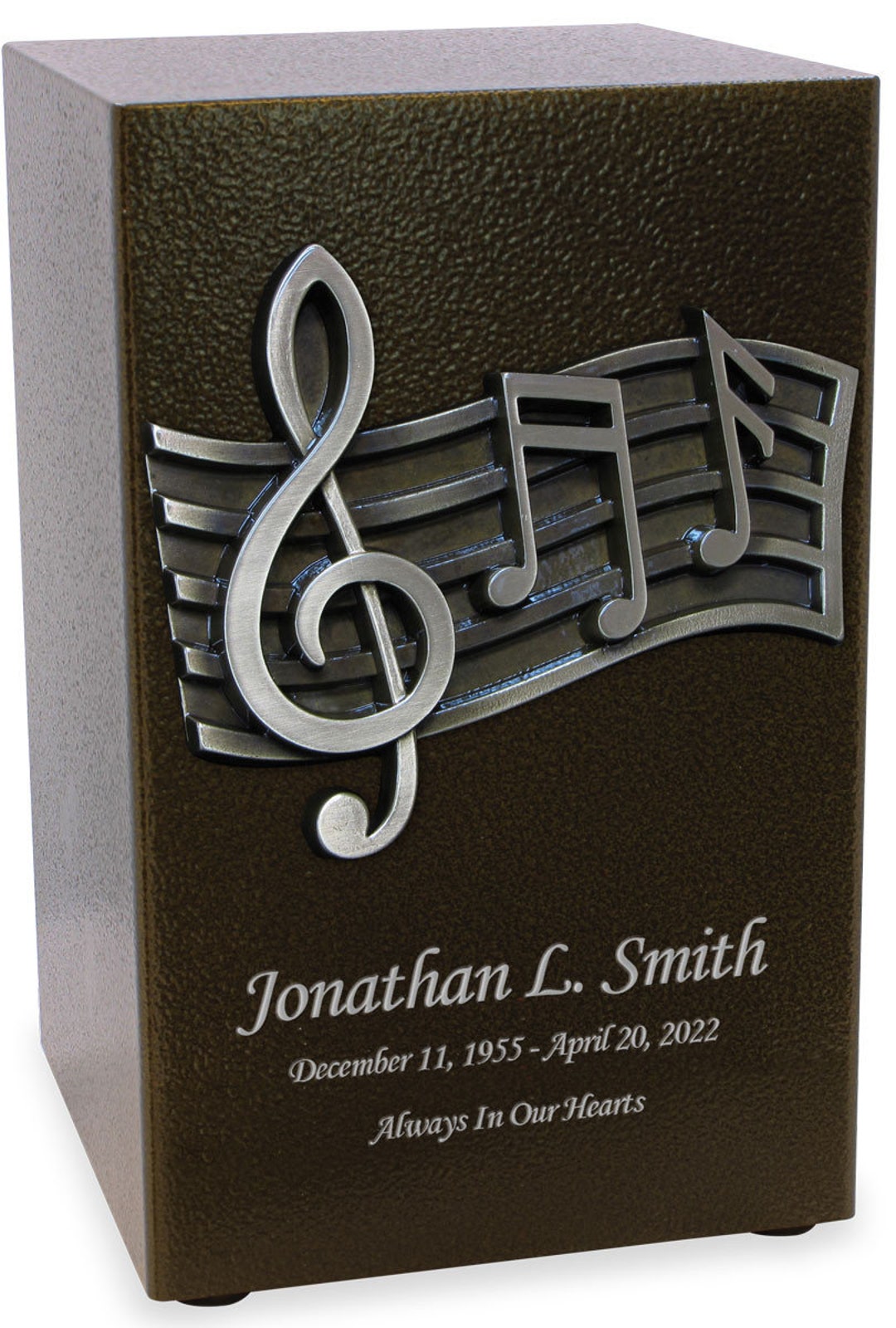 Antique Bronze Finish Music Note Cremation Urn - Etsy