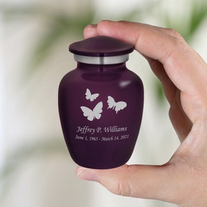 Butterflies Keepsake Cremation Urn - Etsy