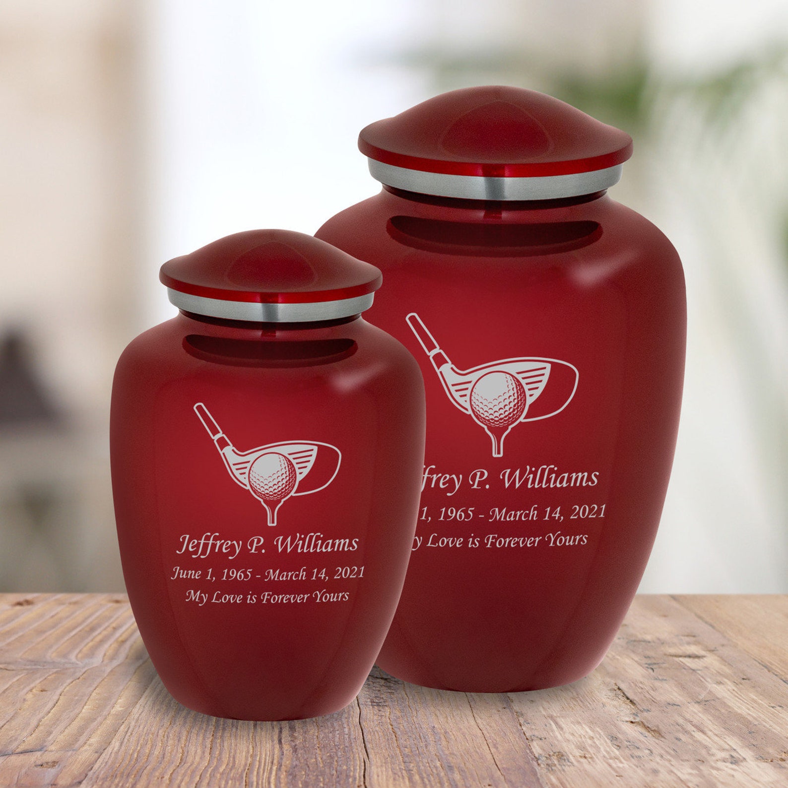 Golf Cremation Urn - Etsy