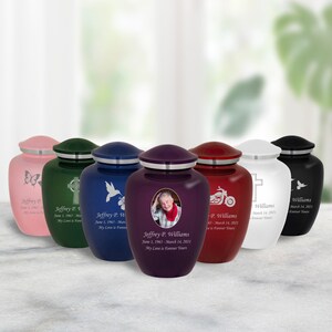 Engraved Text Cremation Urn - Etsy