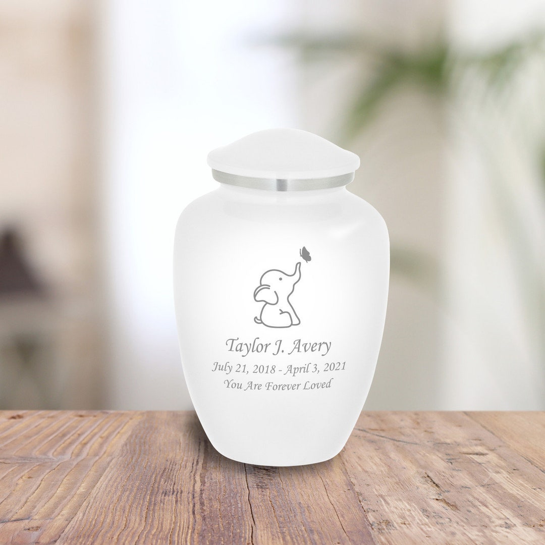 Baby Elephant Baby Infant Child Cremation Urn - Etsy