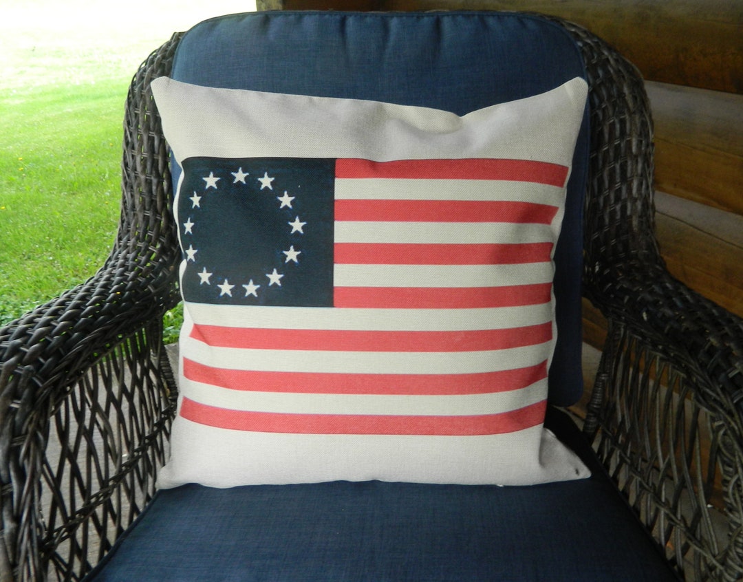 Oreiller de drapeau oreiller américain de ferme de drapeau - Etsy France