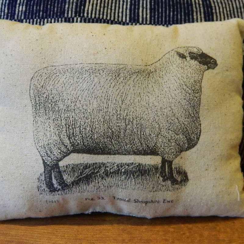 Sheep Pillow - Etsy
