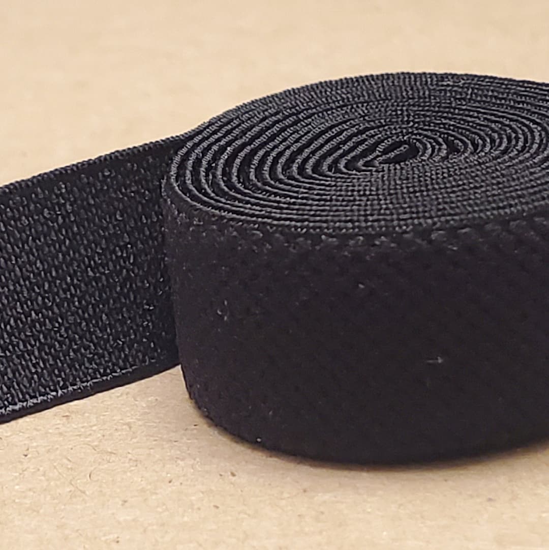 Plush Strap Elastic 1/2 13mm Black 1 Meter 1.1yds - Etsy UK