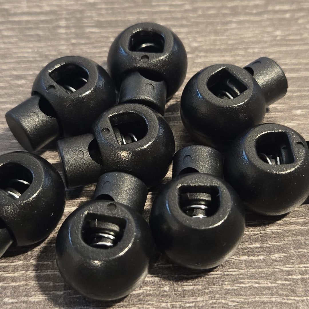Plastic Cord Lock - Ball Shaped - 4 per Order - 6 Colours - Etsy