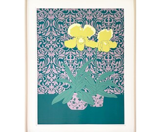 Silk Screened Wallpaper - Etsy