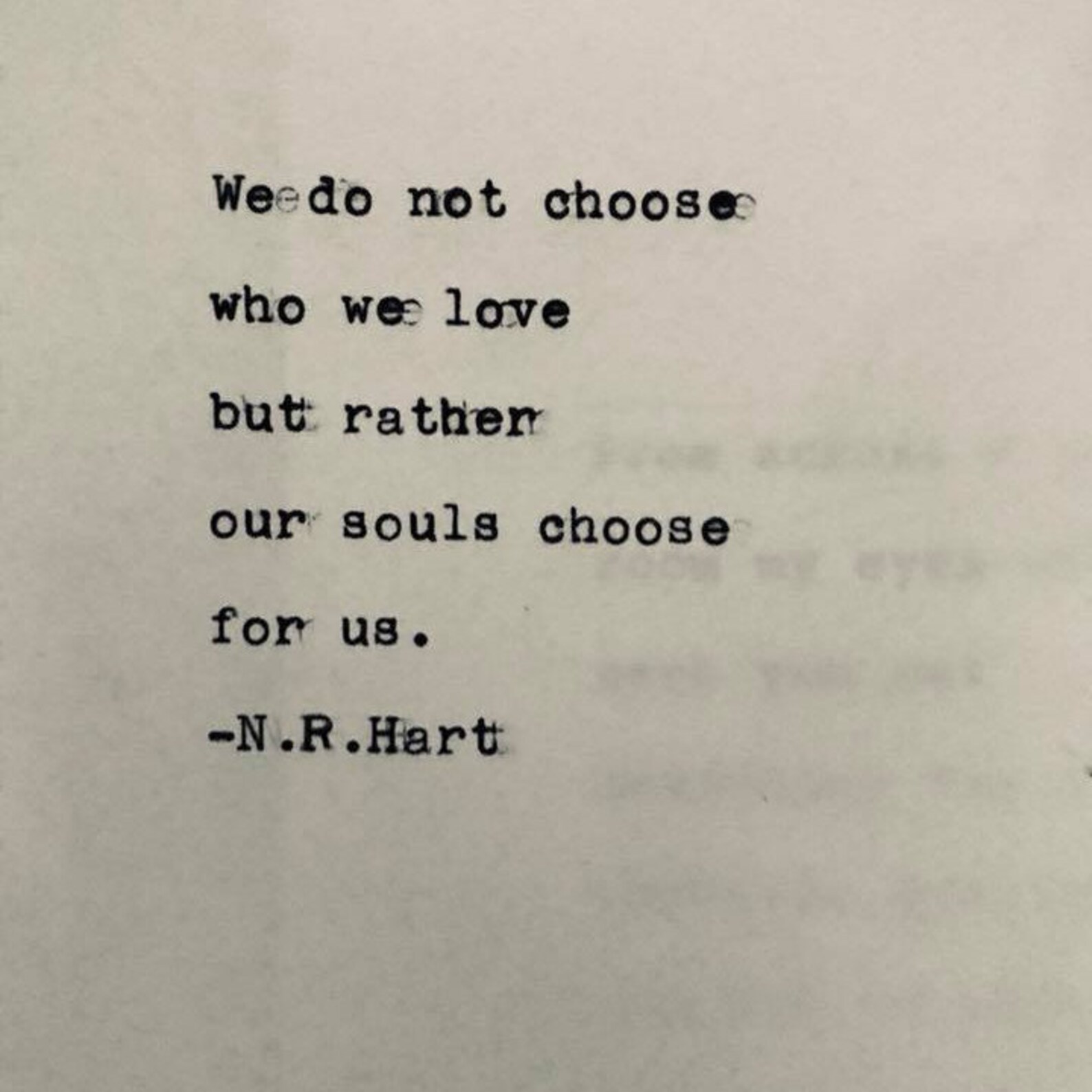 N.r.hart Original Signed Typewritten Poems - Etsy