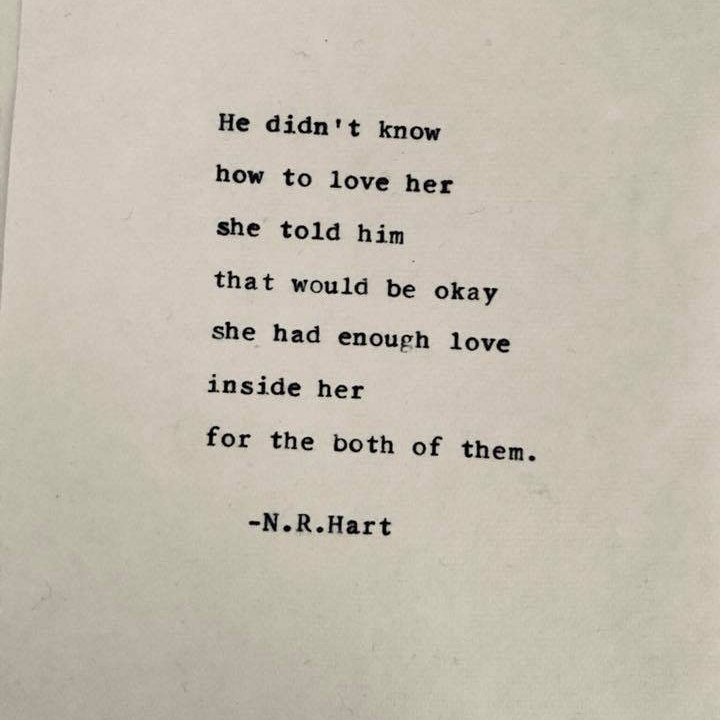 N.r.hart Original Signed Typewritten Poems - Etsy