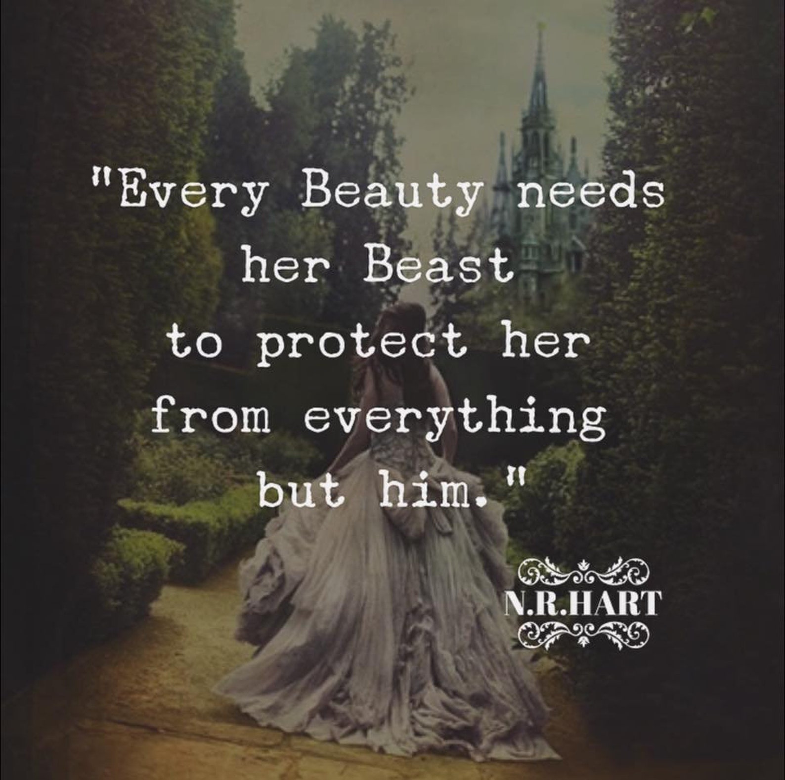 Beauty and Her Beast by N.r.hart - Etsy