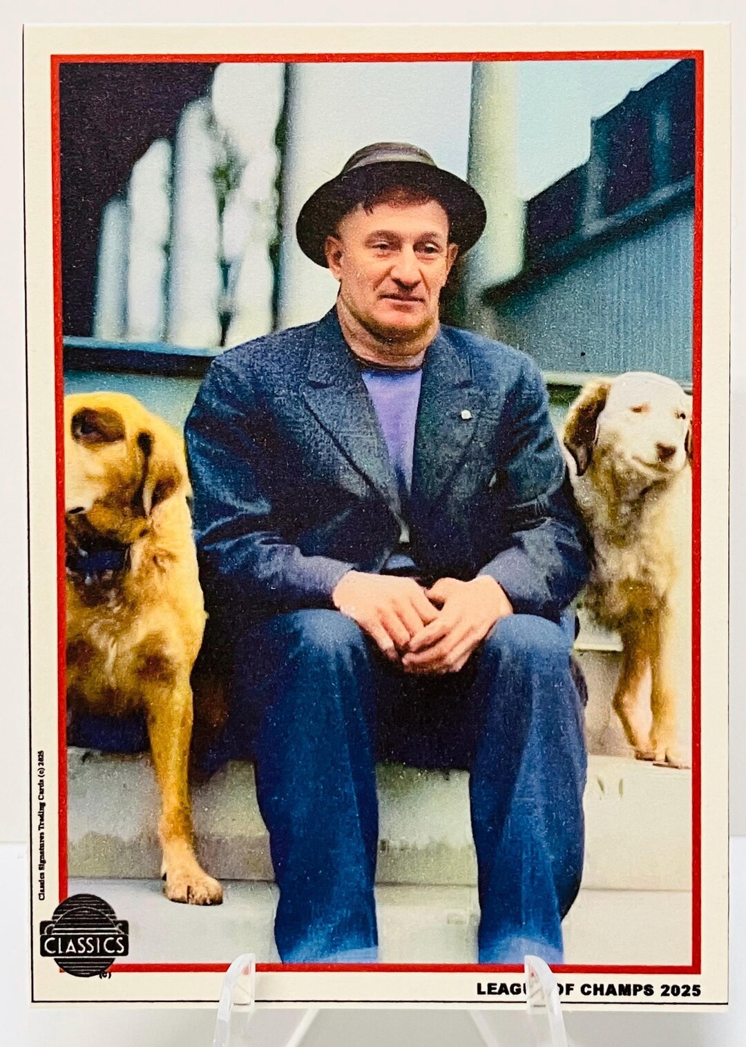 HONUS WAGNER COLORIZED Photo Reprint Card | Baseball Trading Card ...