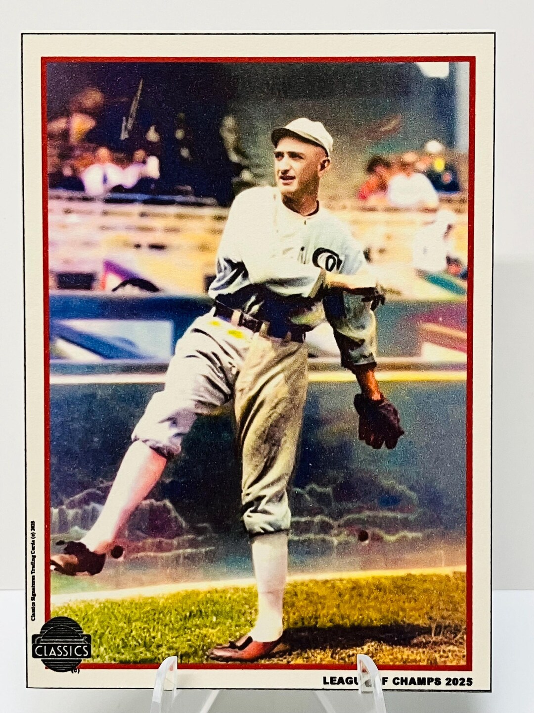 Shoeless JOE JACKSON COLORIZED Photo Reprint | Baseball Trading Card ...
