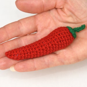 Red Pepper Garlic Car Rear View Mirror Crochet Chili Pepper Toy Car ...