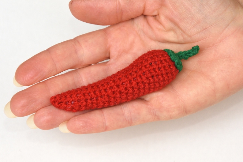Red Pepper Garlic Car Rear View Mirror Crochet Chili Pepper Toy Car ...