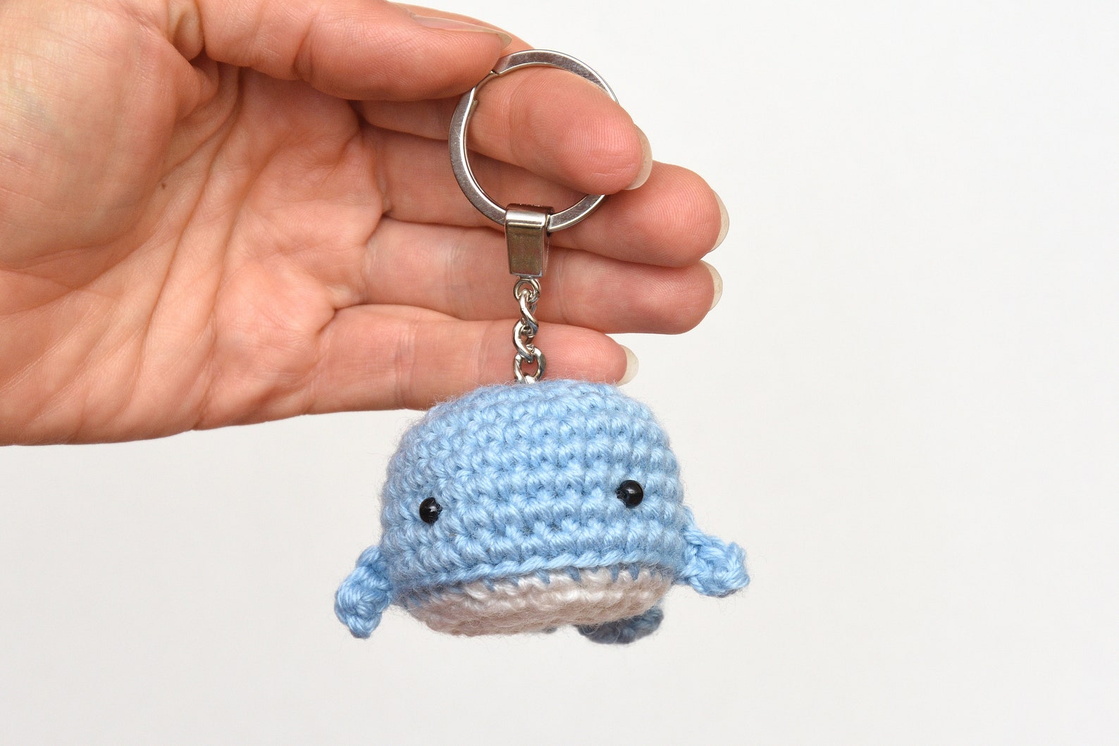 Crochet Whale Keychain Toy Whale Plush Key Ring Whale Toy Kids - Etsy