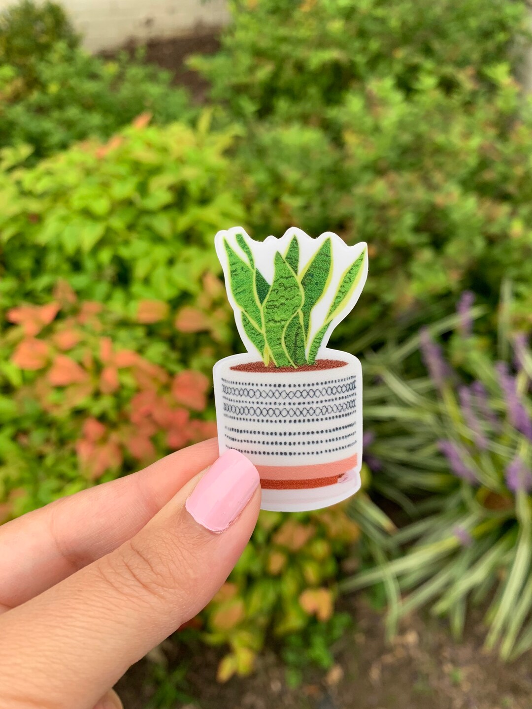 Snake Plant Laurentii Sticker Plant Lover Plant Love Plant Mom ...