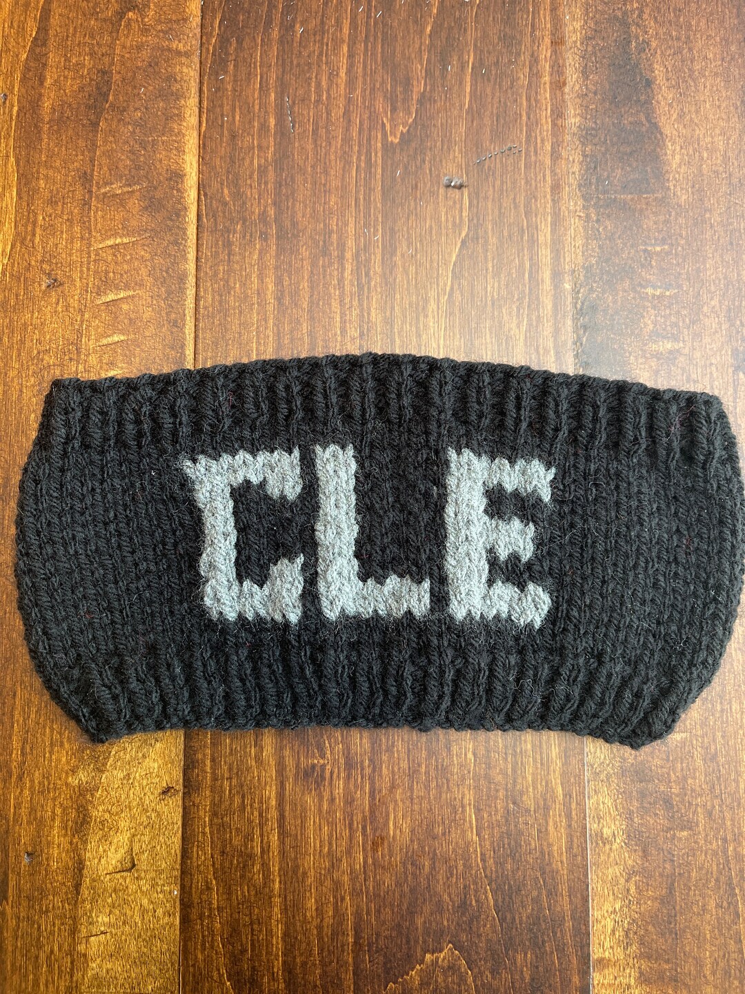 Cleveland cle Headband in Black With Silver Lettering. - Etsy