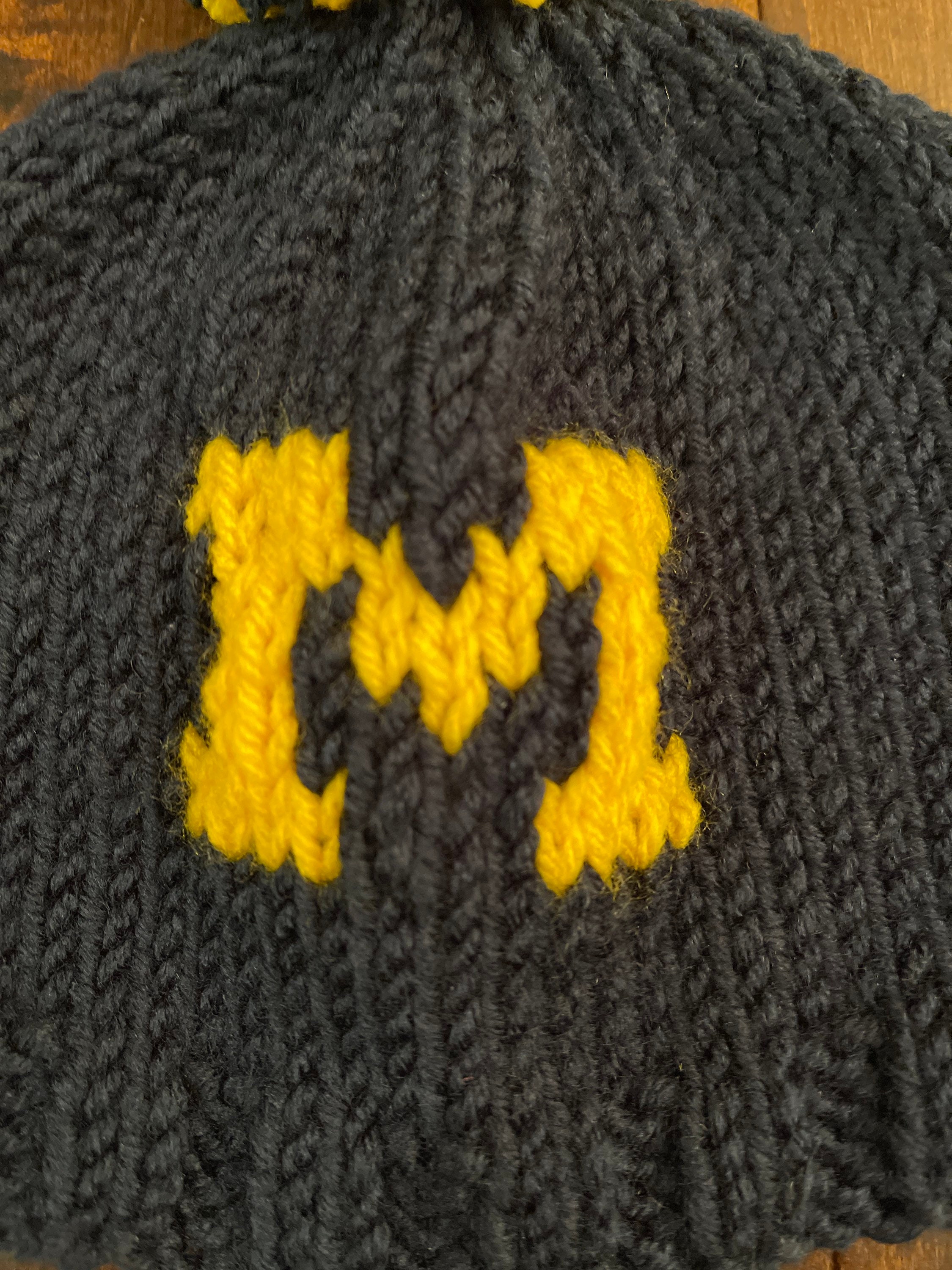 University of Michigan Block M Infant Hat. - Etsy