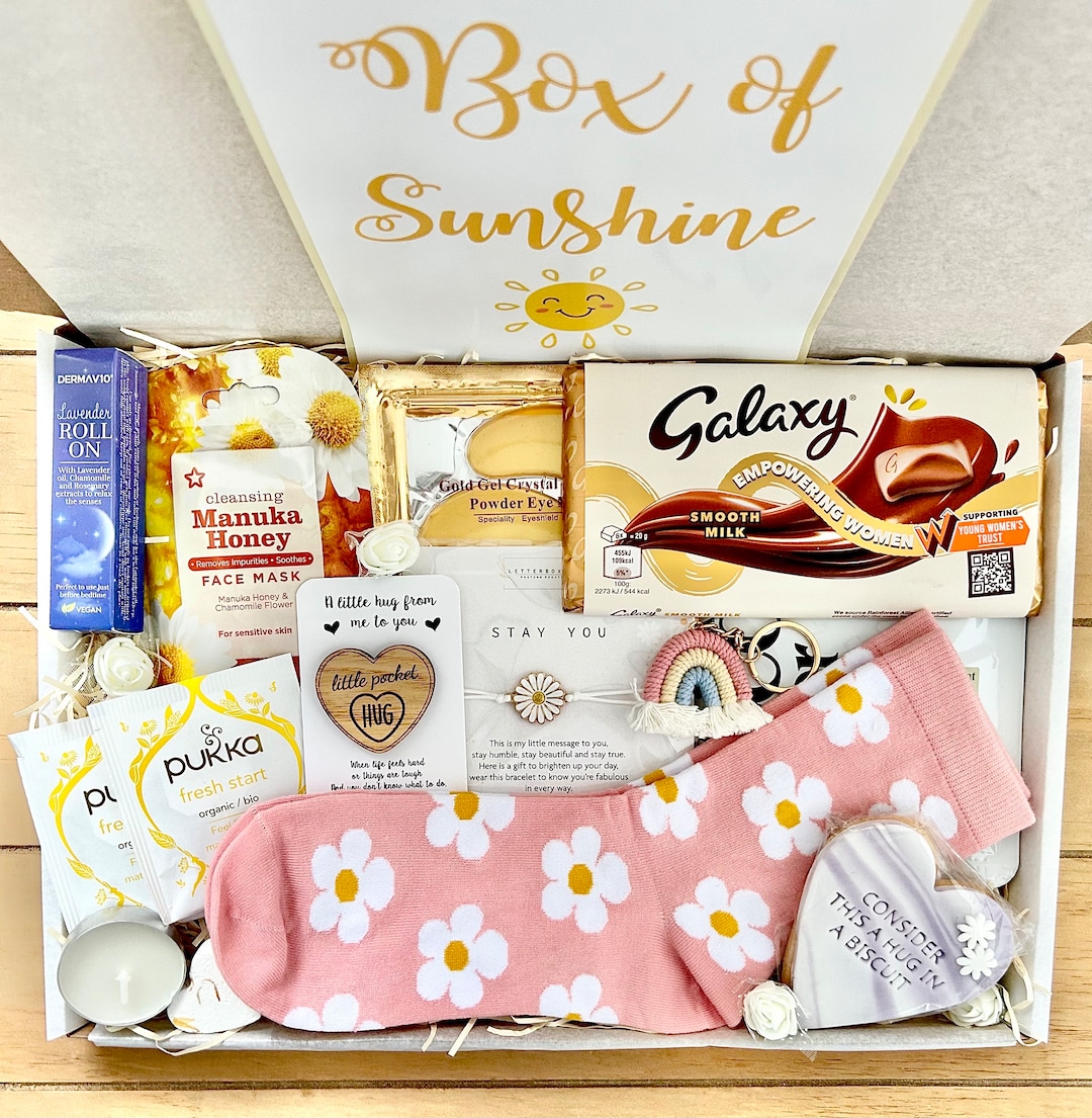 Box of Sunshine -ladies Gift Box- Birthday Hamper, Pamper Box, Spa Gift ...