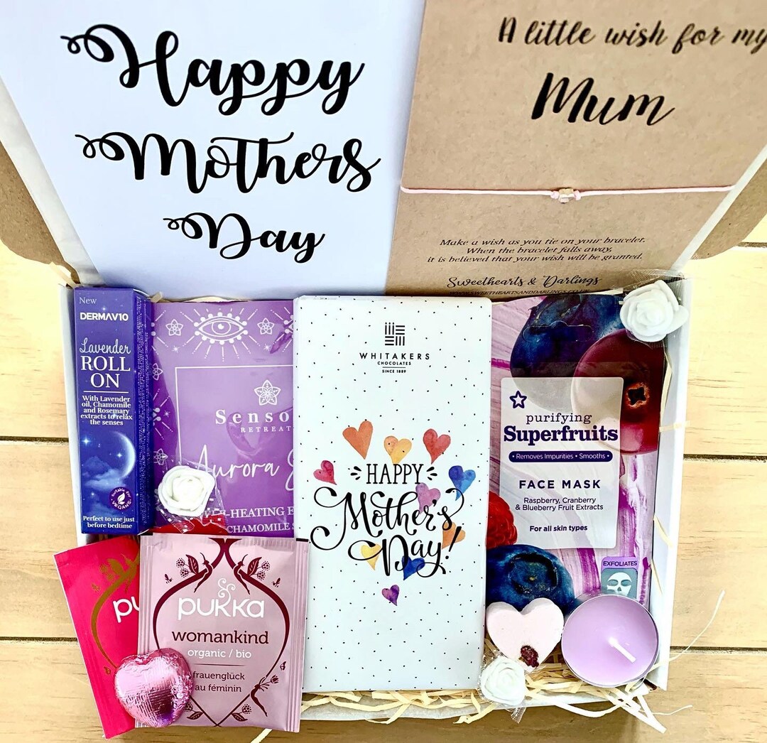 Mini Mothers Day Care Package, Mothers Day Spa Pamper Gift Box ...