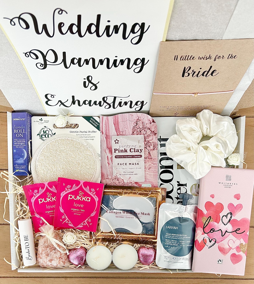 Bride to Be Pamper Gift - Bride Pamper Box , Bride Relaxation Gift ...