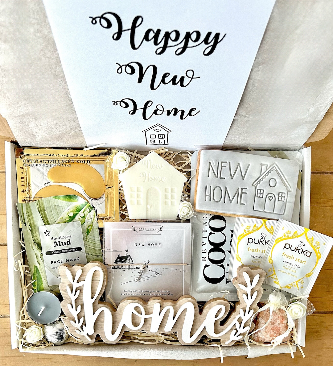 New Home, New Home Gift, New Home Gift Box, Personalised New Home Gift ...