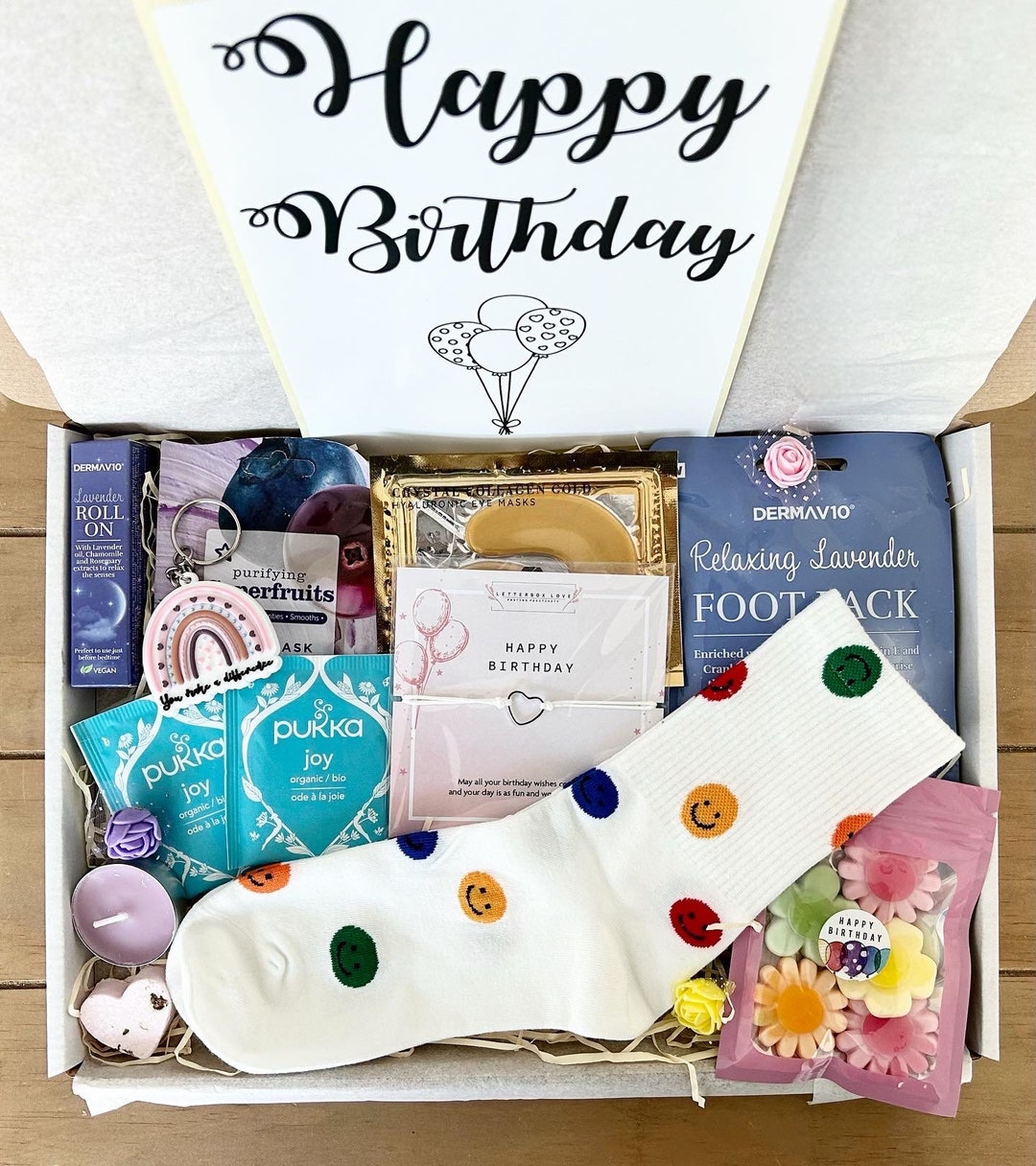 Happy Birthday Gift Box -ladies Gift Box- Birthday Hamper, Pamper Box ...