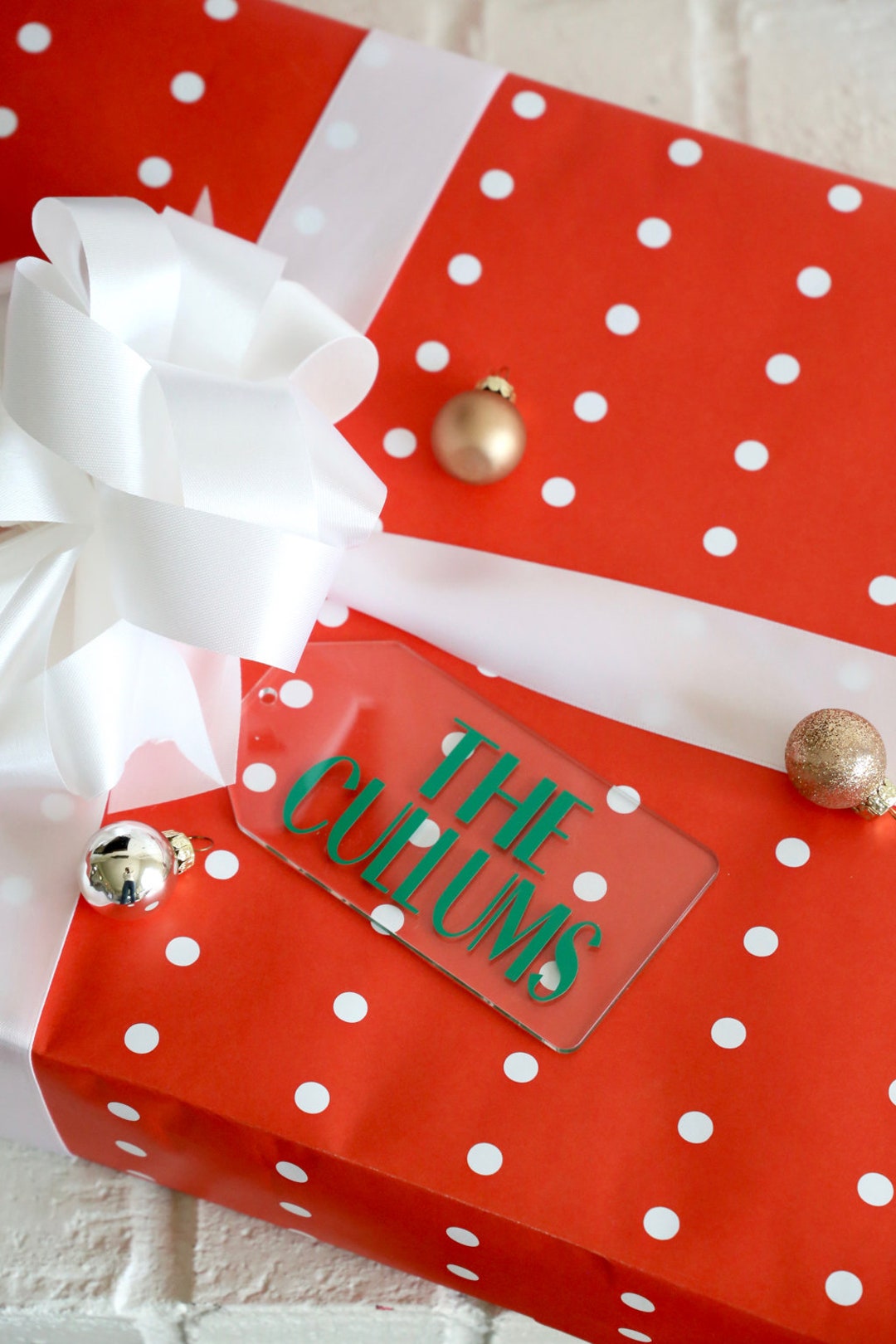 Personalized Acrylic Gift Tags - Etsy