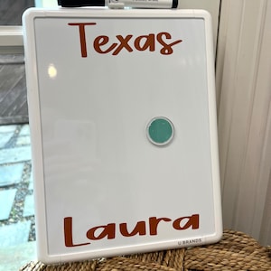 Personalized Dry Erase Board - Etsy