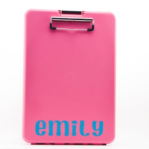 Pink or Blue Storage Clipboard - Etsy