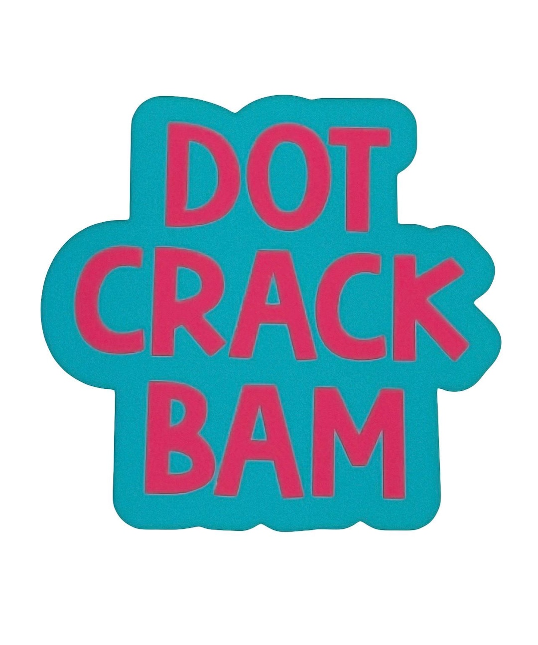 Bubble Letter Mahjong Dot Crack Bam Vinyl Decal in Two Colors (up to 5”) - Etsy