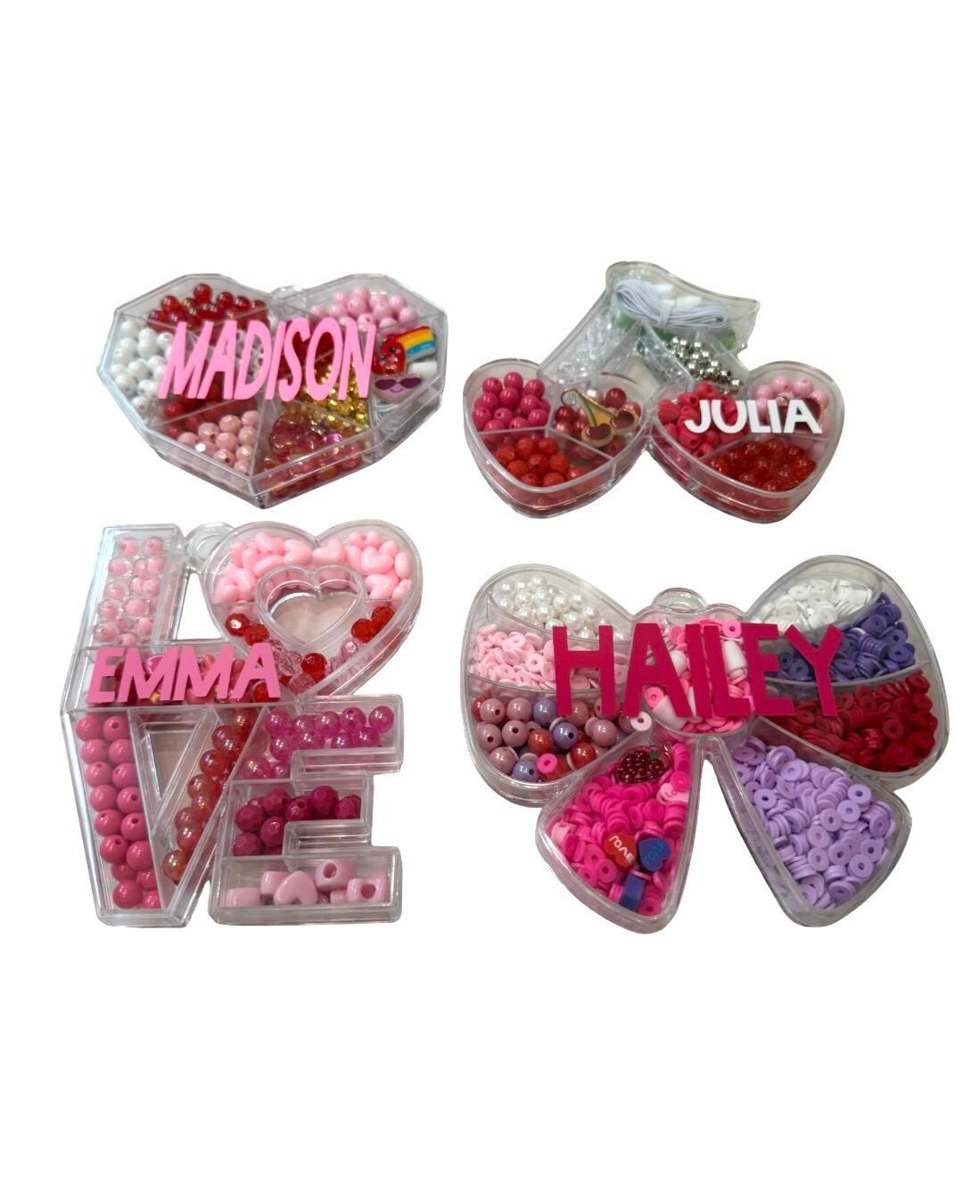 Personalized Valentine’s Day Bead Kit (four Styles!) - Etsy