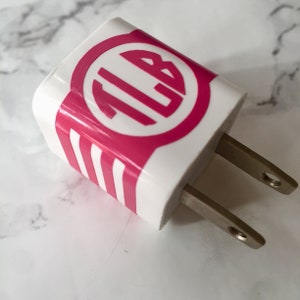 Personalized Charger Decal - Etsy