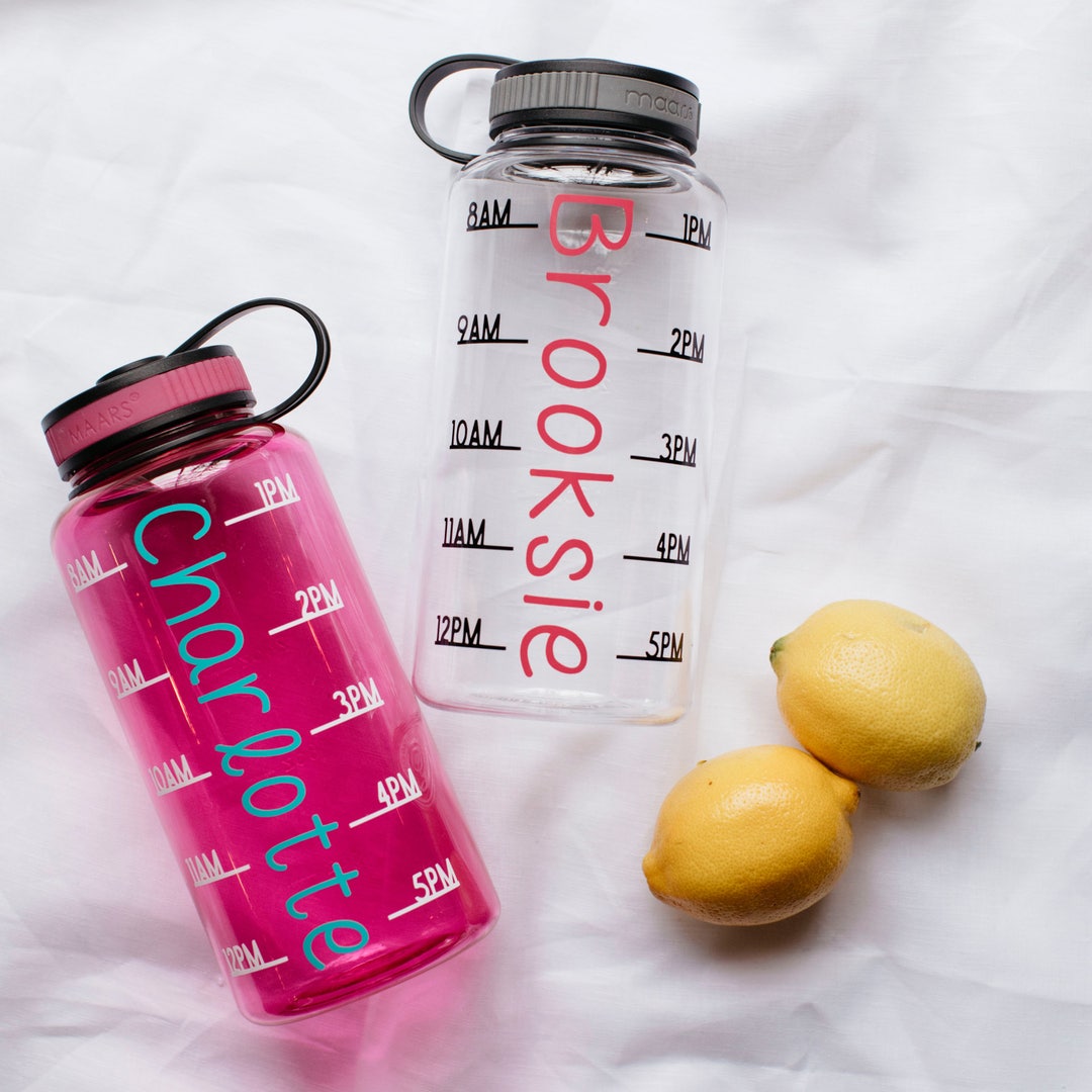 Personalized Daily H2O Count Water Bottle - Etsy