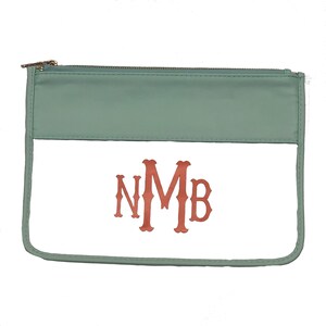 Personalized Vinyl Decal Pouch: Monogrammed Gift - Etsy