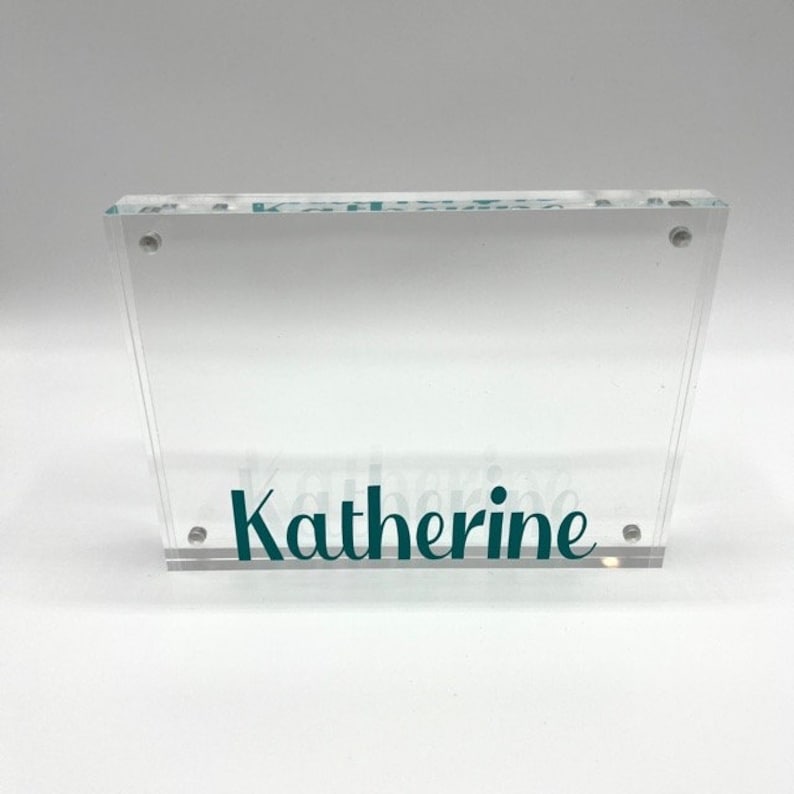 Personalized Acrylic Picture Frame two Sizes - Etsy
