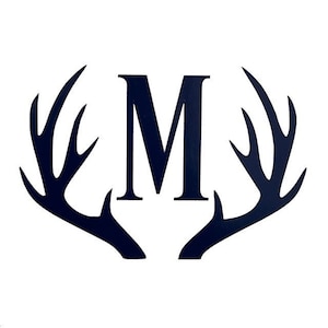 Antler Vinyl Decal (one Color) - Etsy