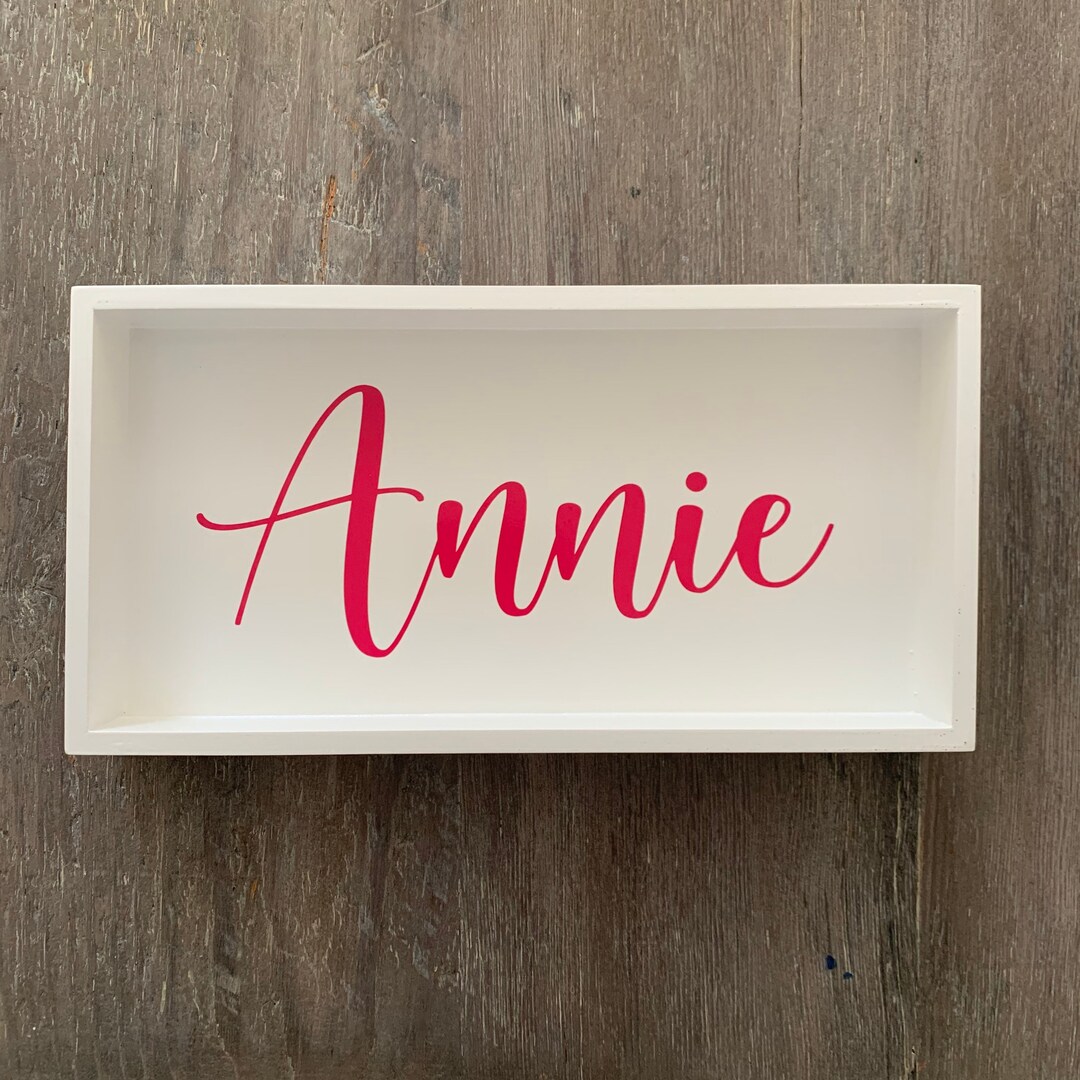 Personalized White Lacquered Tray - Etsy