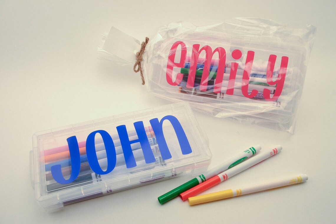 Personalized Marker or Colored Pencil Case with Crayola - Etsy