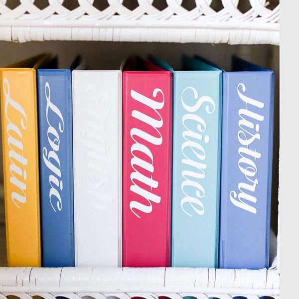 Personalized Labels Stickers for Binder - Etsy