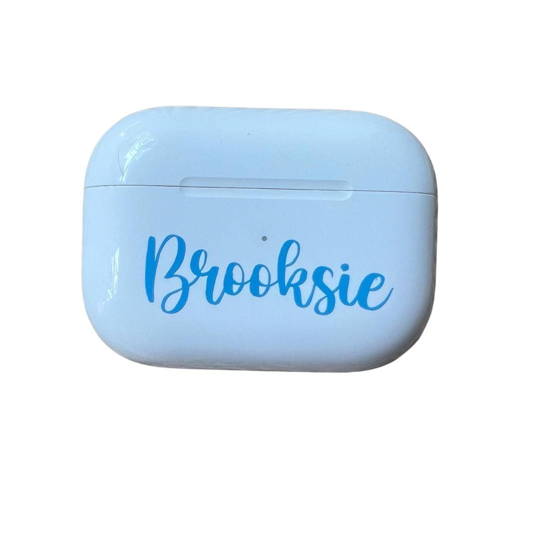 Personalized AirPod Name Vinyl Decal - Etsy