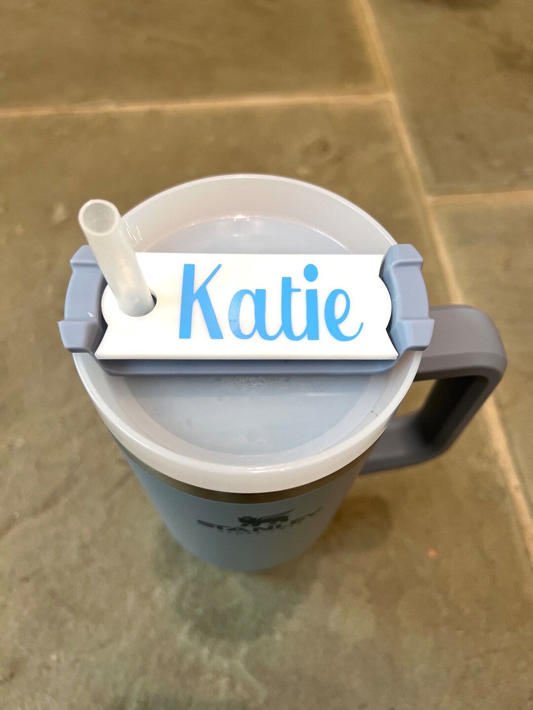 Tumbler Personalized Lid Label - Etsy