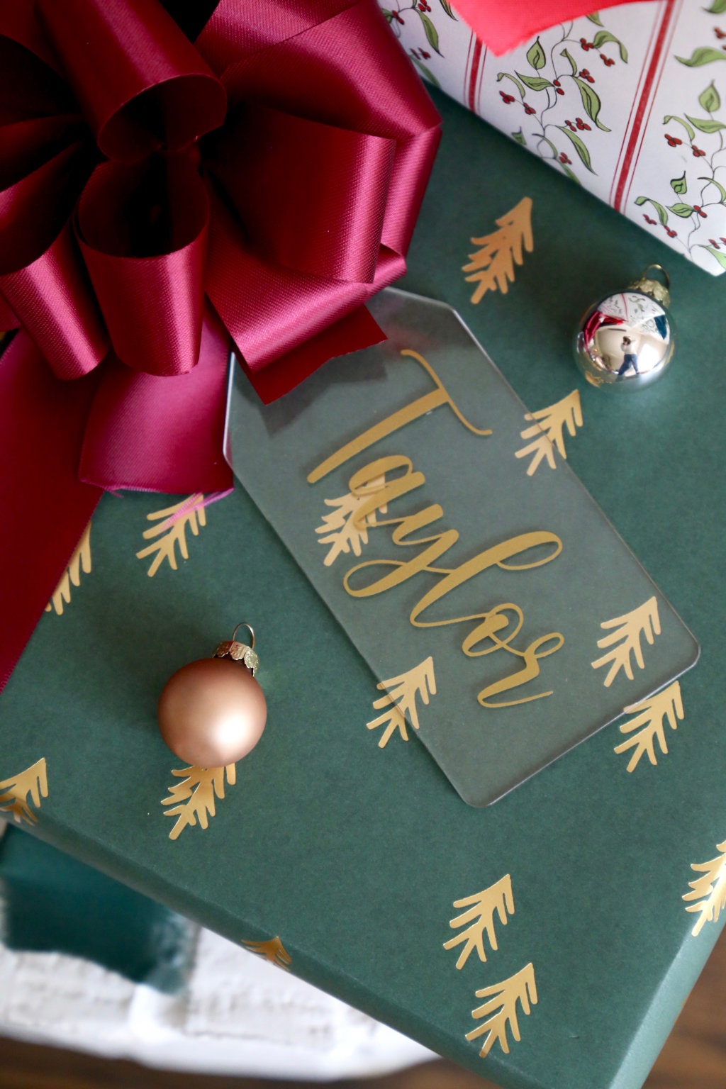 Personalized Acrylic Gift Tags | Etsy