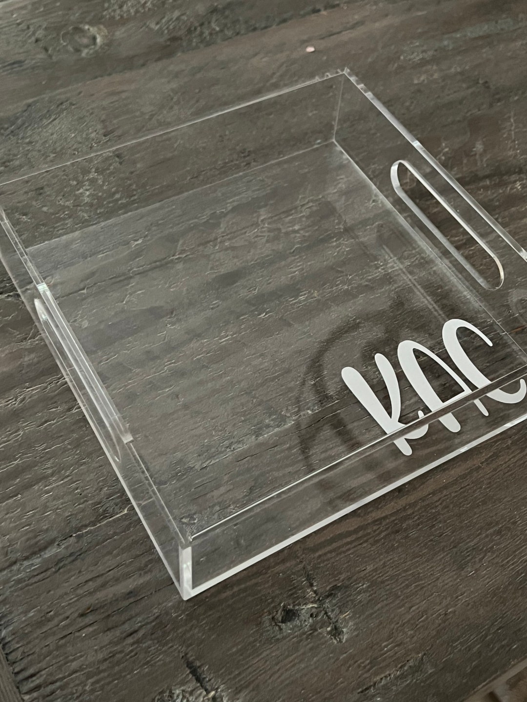 Personalized Acrylic Tray (8"x8") - Etsy