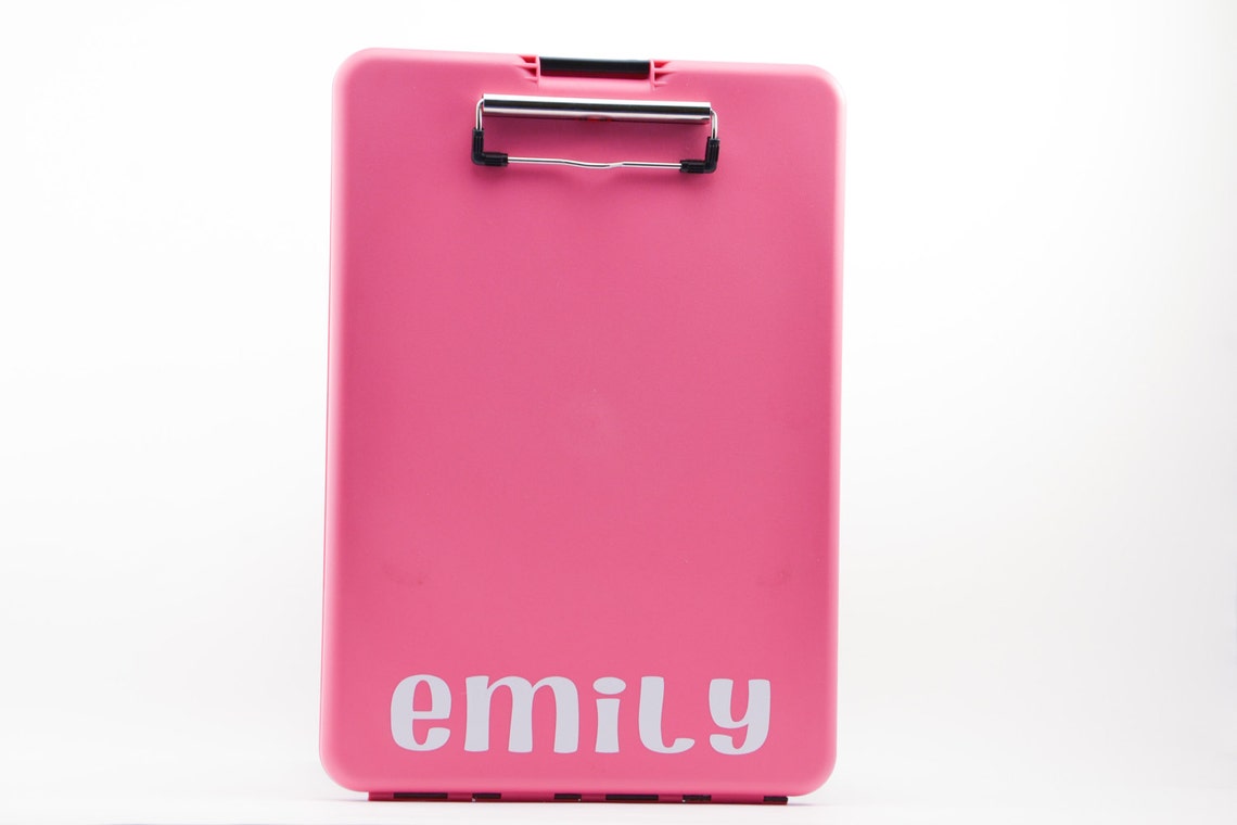 Pink or Blue Storage Clipboard - Etsy