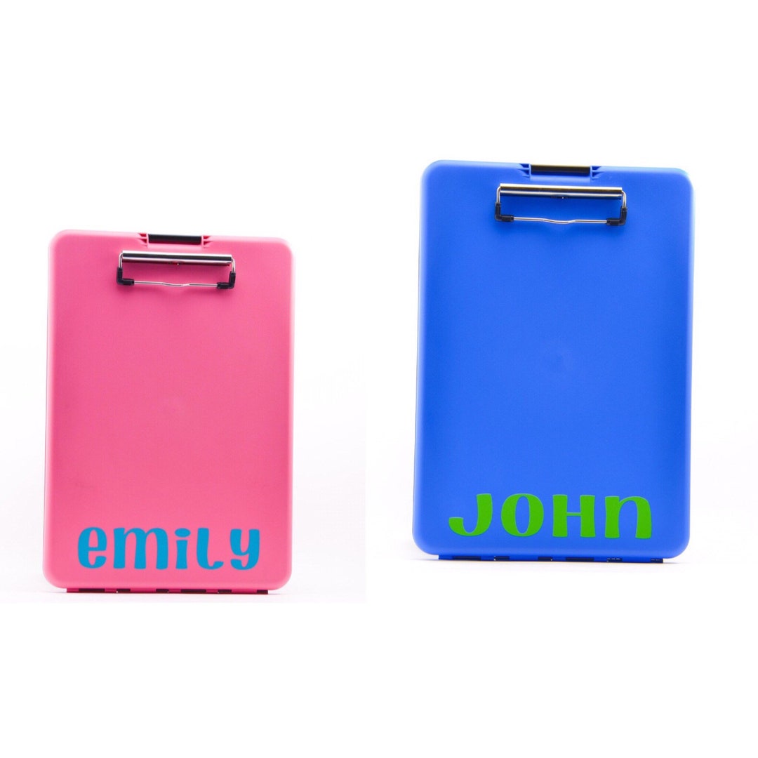 Pink or Blue Storage Clipboard - Etsy